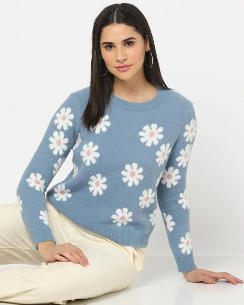 Buy Floral Pattern Pullover Online at Best Prices in India - JioMart.