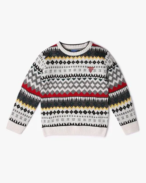 Buy Geometric Print Sweater Online at Best Prices in India - JioMart.