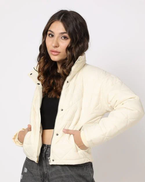Buy Zip-Front Puffer Jacket Online at Best Prices in India - JioMart.