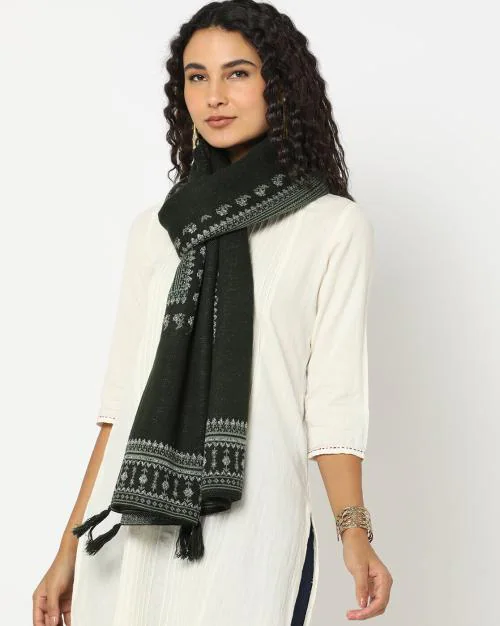 Buy Printed Stole with Tassels Online at Best Prices in India - JioMart.