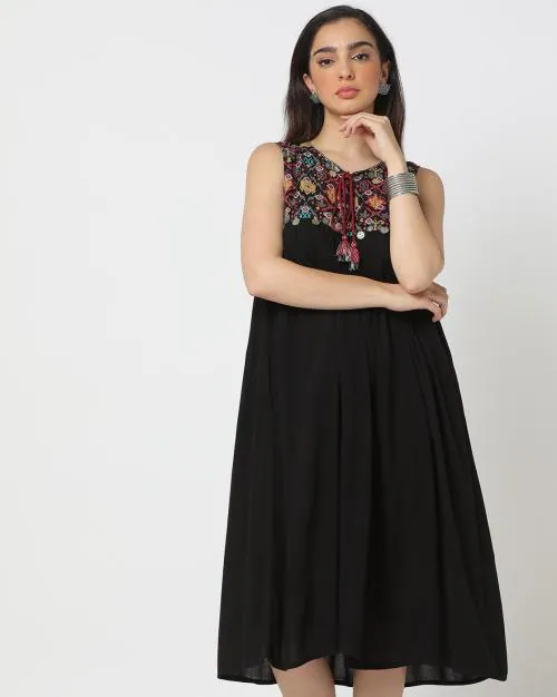 Buy Printed A-Line Dress Online at Best Prices in India - JioMart.