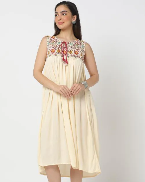 Buy Printed A-Line Dress Online at Best Prices in India - JioMart.