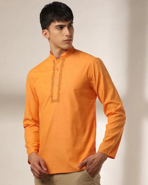 Buy Embroidered Placket Kurta Online at Best Prices in India - JioMart.