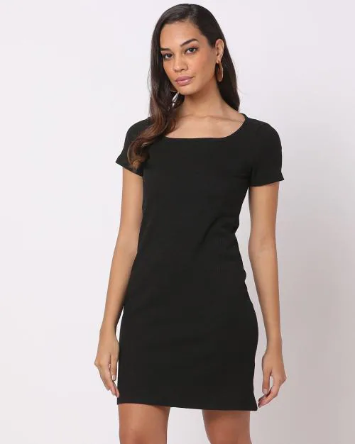 Buy Ribbed Bodycon Dress Online at Best Prices in India - JioMart.
