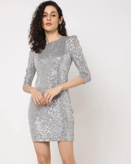 Buy Embellished Bodycon Dress Online at Best Prices in India - JioMart.
