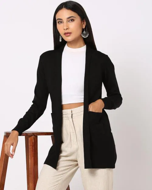 Buy Ribbed Regular Fit Cardigan Online at Best Prices in India - JioMart.