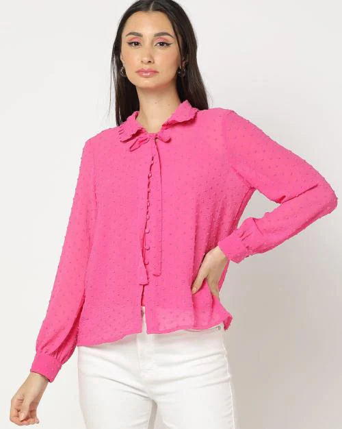 Buy Self-Design Top with Inner Camisole Online at Best Prices in India ...