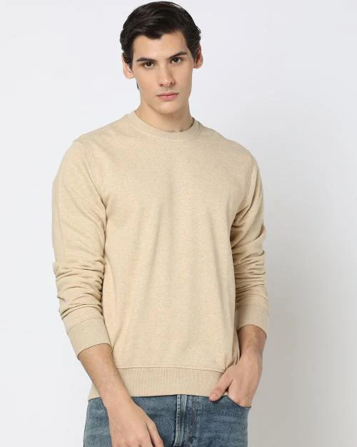 Buy Slim Fit Crew-Neck Sweatshirt Online at Best Prices in India - JioMart.