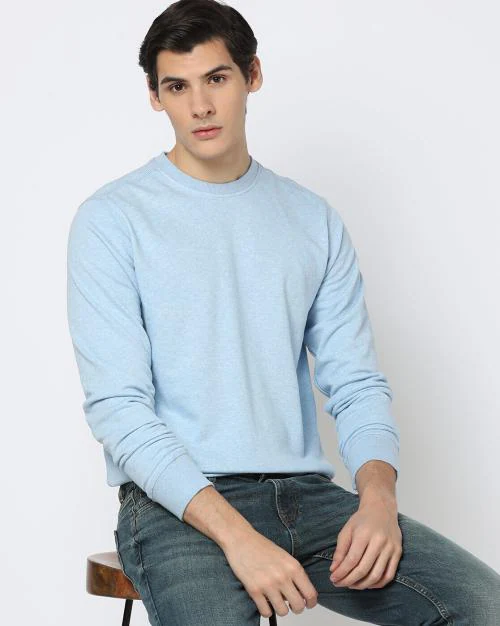Buy Slim Fit Crew-Neck Sweatshirt Online at Best Prices in India - JioMart.
