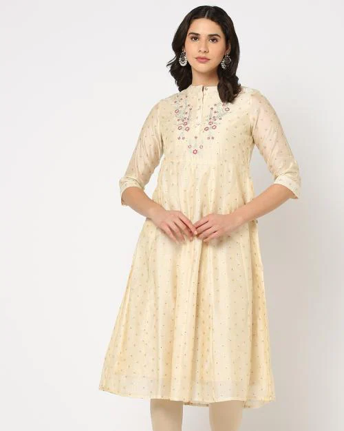 Buy Embroidered Flared Kurta Online at Best Prices in India - JioMart.