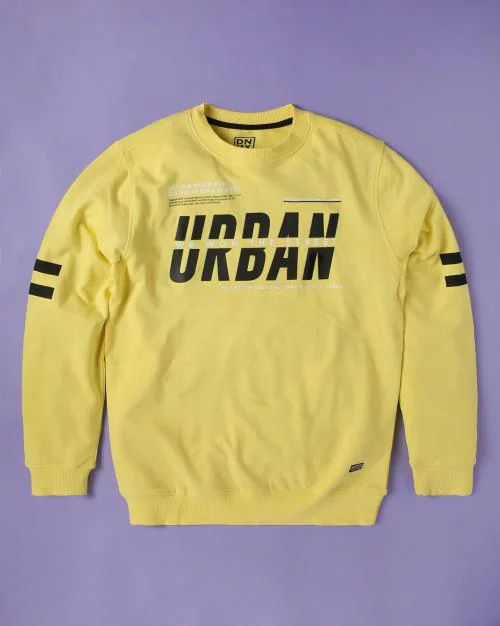 Buy Typographic Print Sweatshirt Online at Best Prices in India - JioMart.