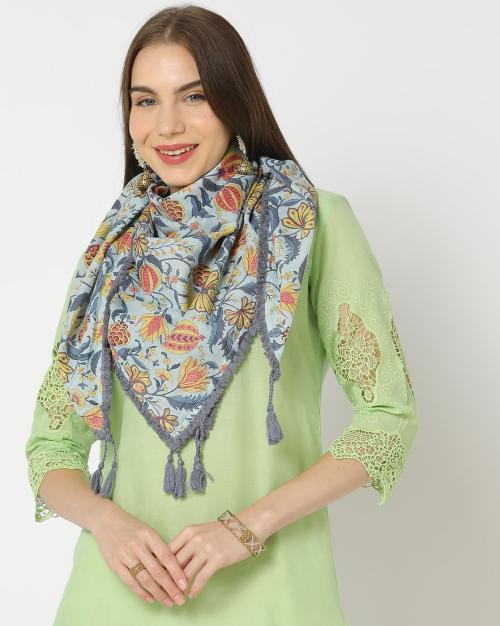Buy Floral Printed Stole Online at Best Prices in India - JioMart.