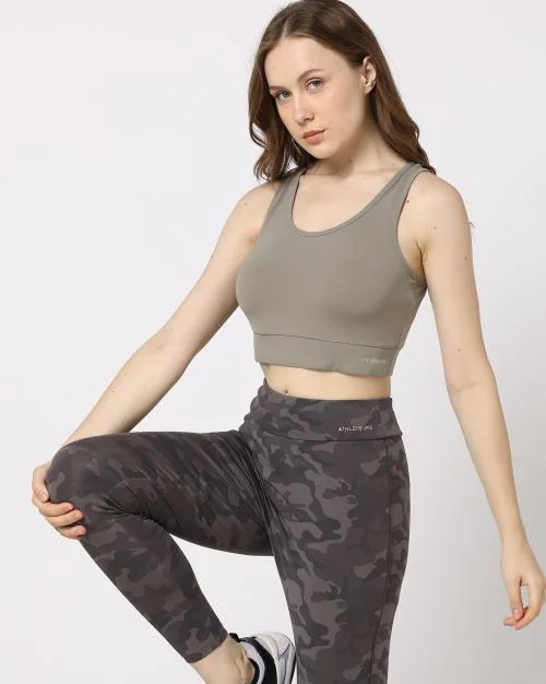 Buy Women Relaxed Fit Crop Tank Top Online at Best Prices in India ...