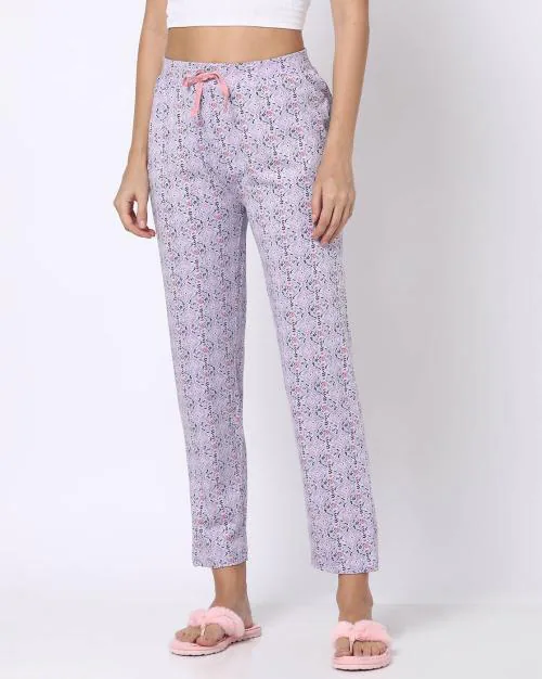 Buy Women Printed Regular Fit Pyjamas Online at Best Prices in India ...