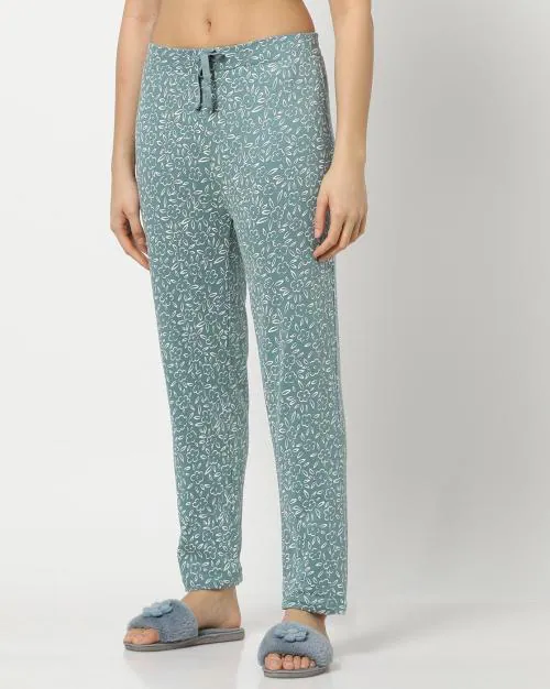 Buy Floral Print Regular Fit Pyjama Online at Best Prices in India ...