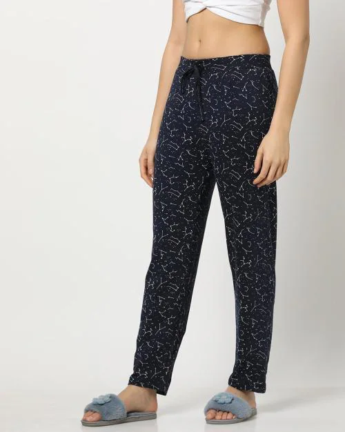 Buy Women Printed Regular Fit Pyjamas Online at Best Prices in India ...