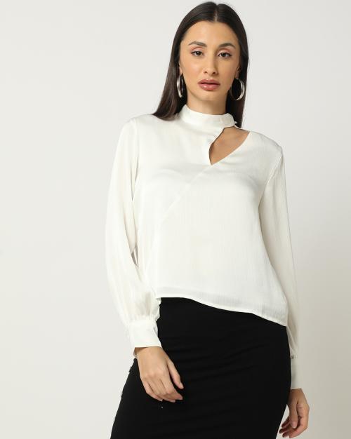 Buy Women Top with Cutout Online at Best Prices in India - JioMart.