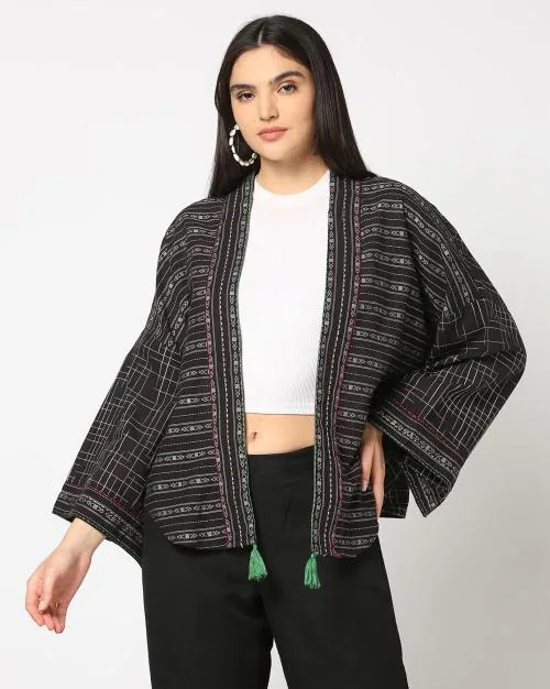Buy Women Woven Front-Open Shrug Online at Best Prices in India - JioMart.