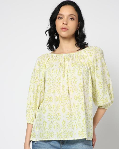 Buy Women Printed Regular Fit Top Online at Best Prices in India - JioMart.