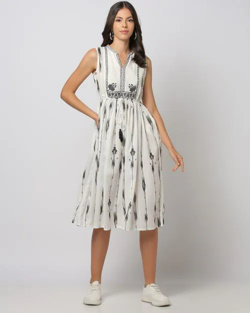 Buy Women Printed A-Line Dress Online at Best Prices in India - JioMart.