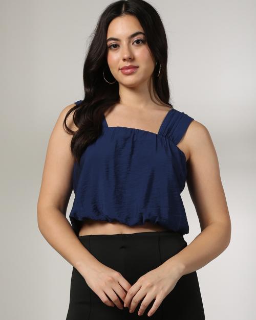 Buy Women Relaxed Fit Crop Top Online at Best Prices in India - JioMart.