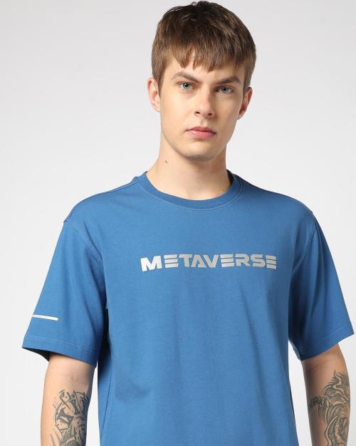 Buy Men Graphic Print Boxy Print Crew-Neck T-Shirt Online at Best ...