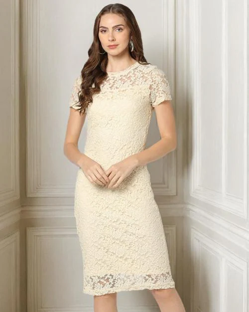 Buy Women Lace Bodycon Dress Online at Best Prices in India - JioMart.