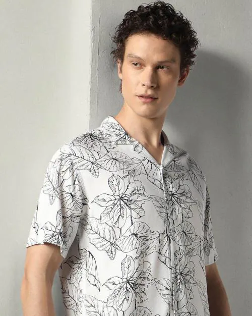 Buy Men Leaf Print Regular Fit Shirt Online at Best Prices in India - JioMart.