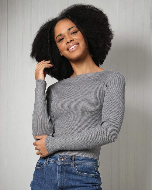 Buy Women Heathered Relaxed Fit Top Online at Best Prices in India ...