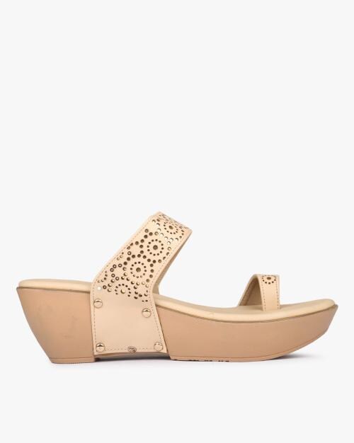 Buy Dual-Strap Laser-Cut Wedges Online at Best Prices in India - JioMart.