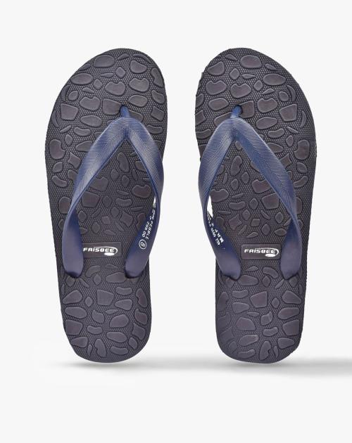 Buy Textured Thong-Strap Flip-Flops Online at Best Prices in India ...