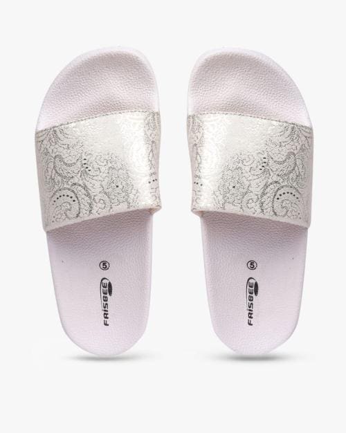 Buy Metallic Flat Sliders Online at Best Prices in India - JioMart.