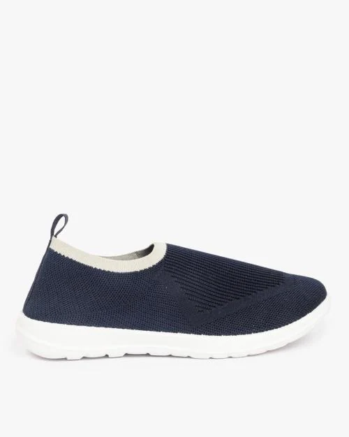 Buy Textured Slip-On Shoes with Pull-Up Tabs Online at Best Prices in ...