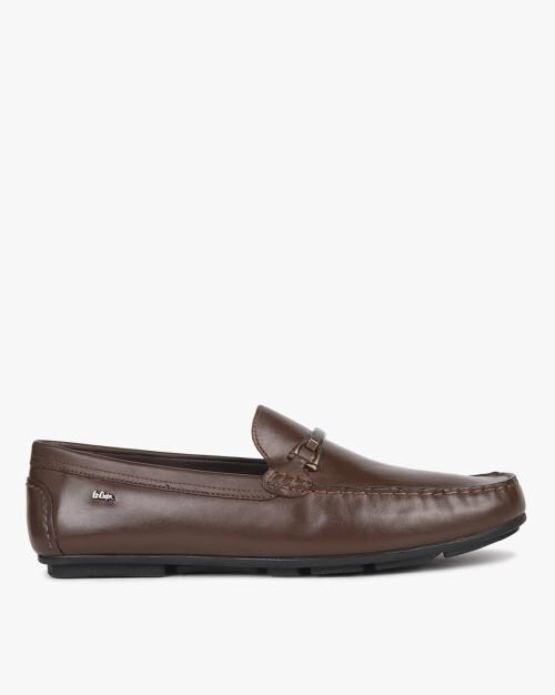 Buy Men Slip-On Moccasins with Metal Accent Online at Best Prices in ...