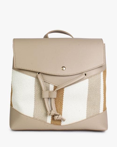 Buy Fold-Over Backpack with Woven Panels Online at Best Prices in India - JioMart.