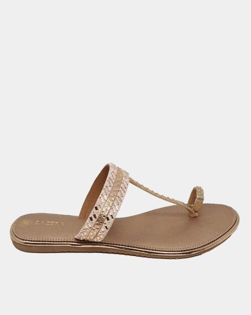 Buy Women Embellished Toe-Ring Sandals Online at Best Prices in India ...