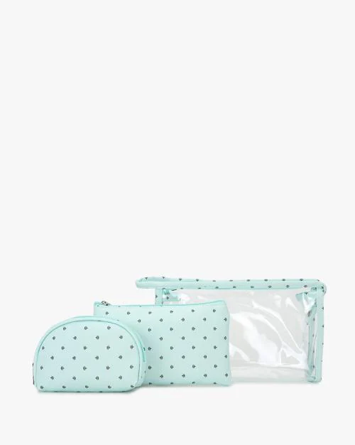 Buy Set of 3 Novelty Print Travel Pouches Online at Best Prices in ...