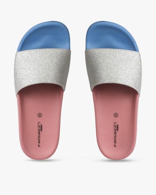 Buy Colourblock Open-Toe Sliders Online at Best Prices in India - JioMart.