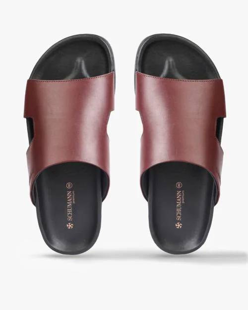Buy Leather Open-Toe Slides Online at Best Prices in India - JioMart.