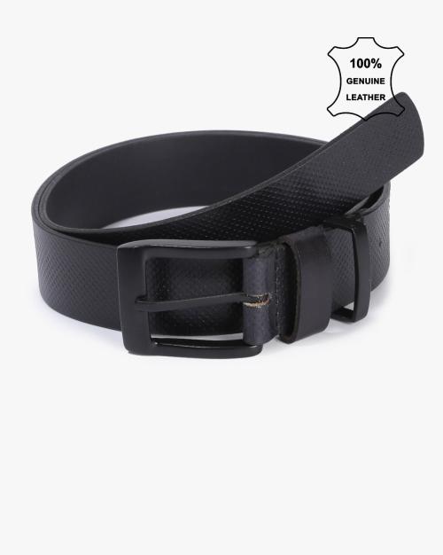 Buy Leather Belt with Pin-Buckle Closure Online at Best Prices in India ...