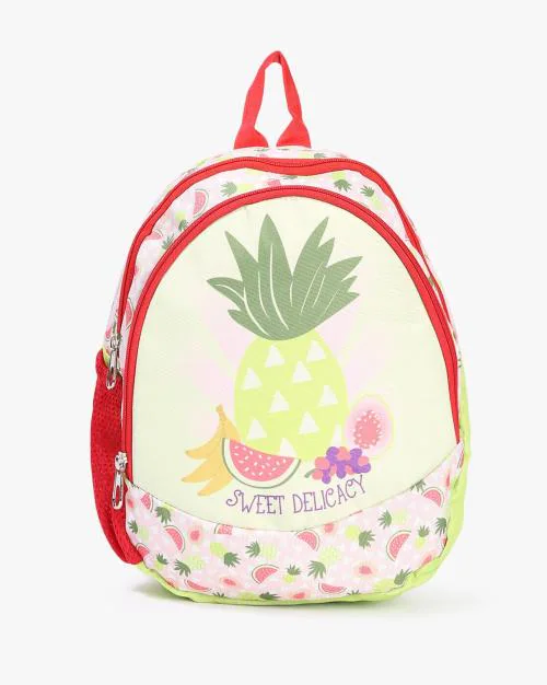 Buy Graphic Print Backpack with Adjustable Straps Online at Best Prices ...