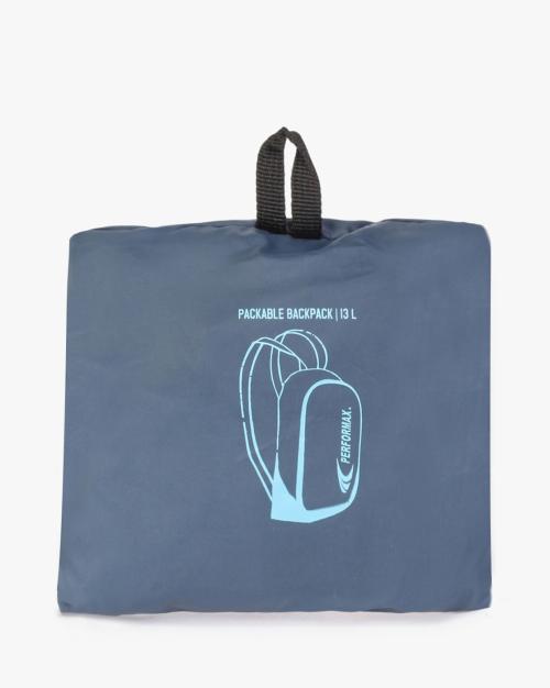 Buy Brand Print Backpack with Grab Handles Online at Best Prices in ...