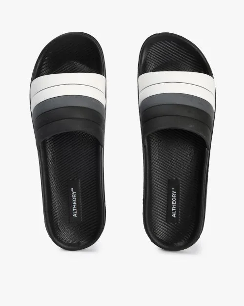 Buy Striped Open-Toe Sliders Online at Best Prices in India - JioMart.