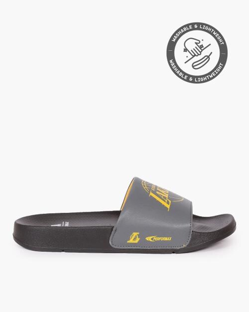 Buy Men NBA Lakers Basketball Slides Online at Best Prices in India ...