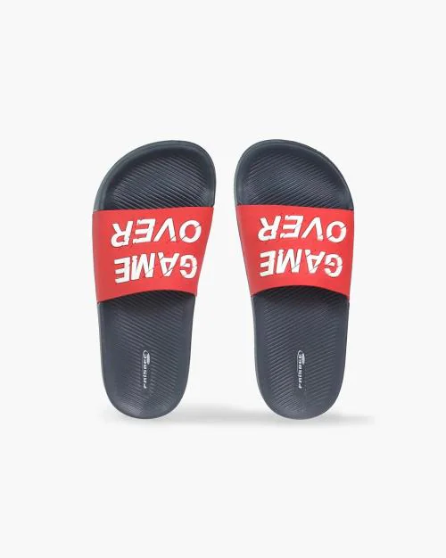 Buy Boys Open-Toe Slides with Applique Online at Best Prices in India ...