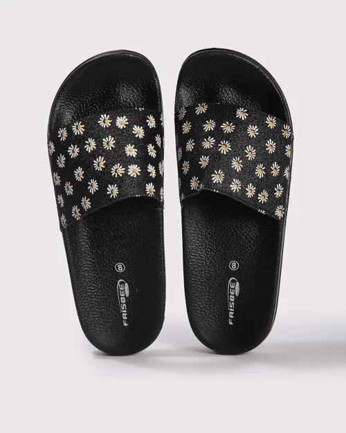 Buy Women Floral Print Slides Online at Best Prices in India - JioMart.