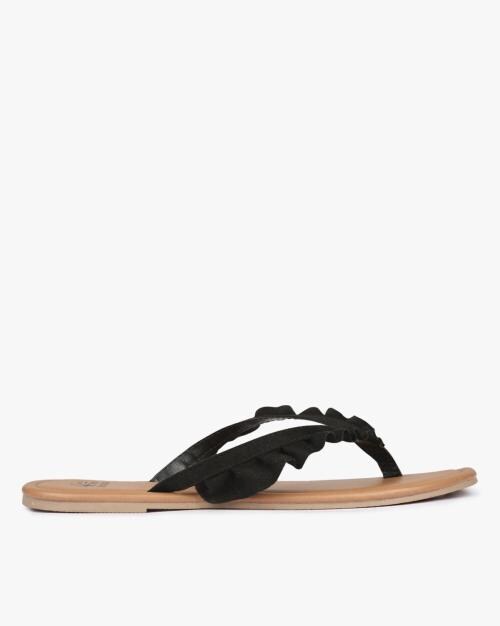 Buy Ruffled Thong-Strap Slippers Online at Best Prices in India - JioMart.