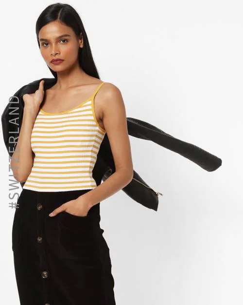 Buy Striped Strappy Top Online at Best Prices in India - JioMart.