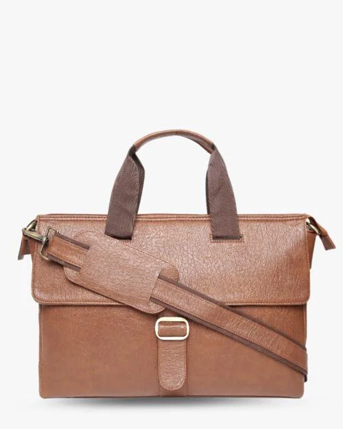 Buy Textured 14'' Laptop Messenger Bag Online at Best Prices in India ...
