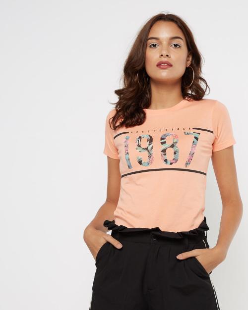 Buy Numeric Print Slim Fit T-shirt Online at Best Prices in India ...